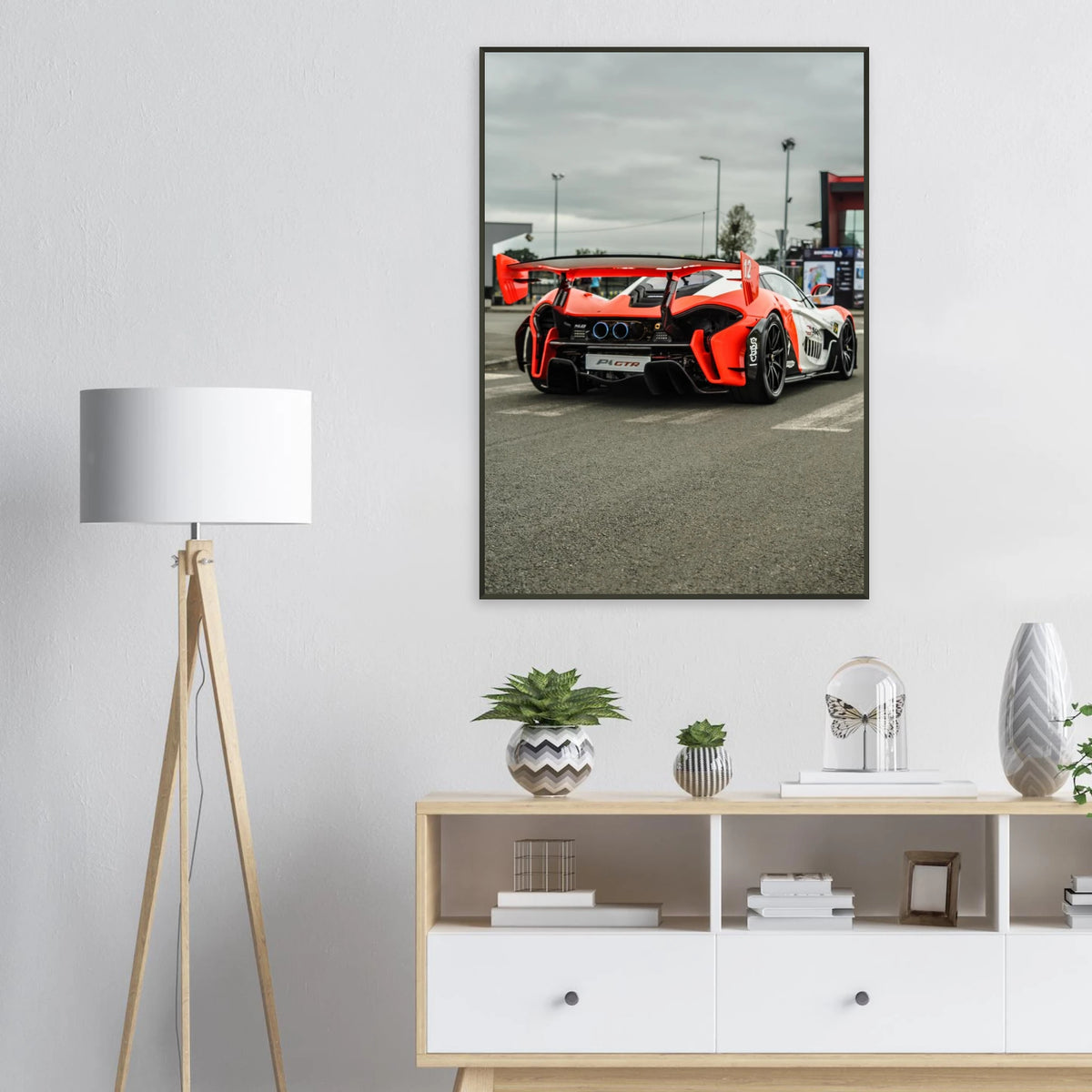 Poster Mclaren P1 GTR + Cadre metal – EL Prints